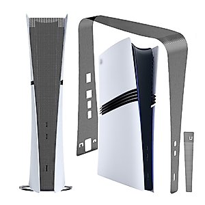 Dust Cover Net for PS5 Pro Console (Full Surround Version), New PS5Pro Heatsink Barrier Pets Hair Anti-dust Cover Dustproof for PlayStation 5 Pro Optical Drive/Digital Version Accessories.(Black)