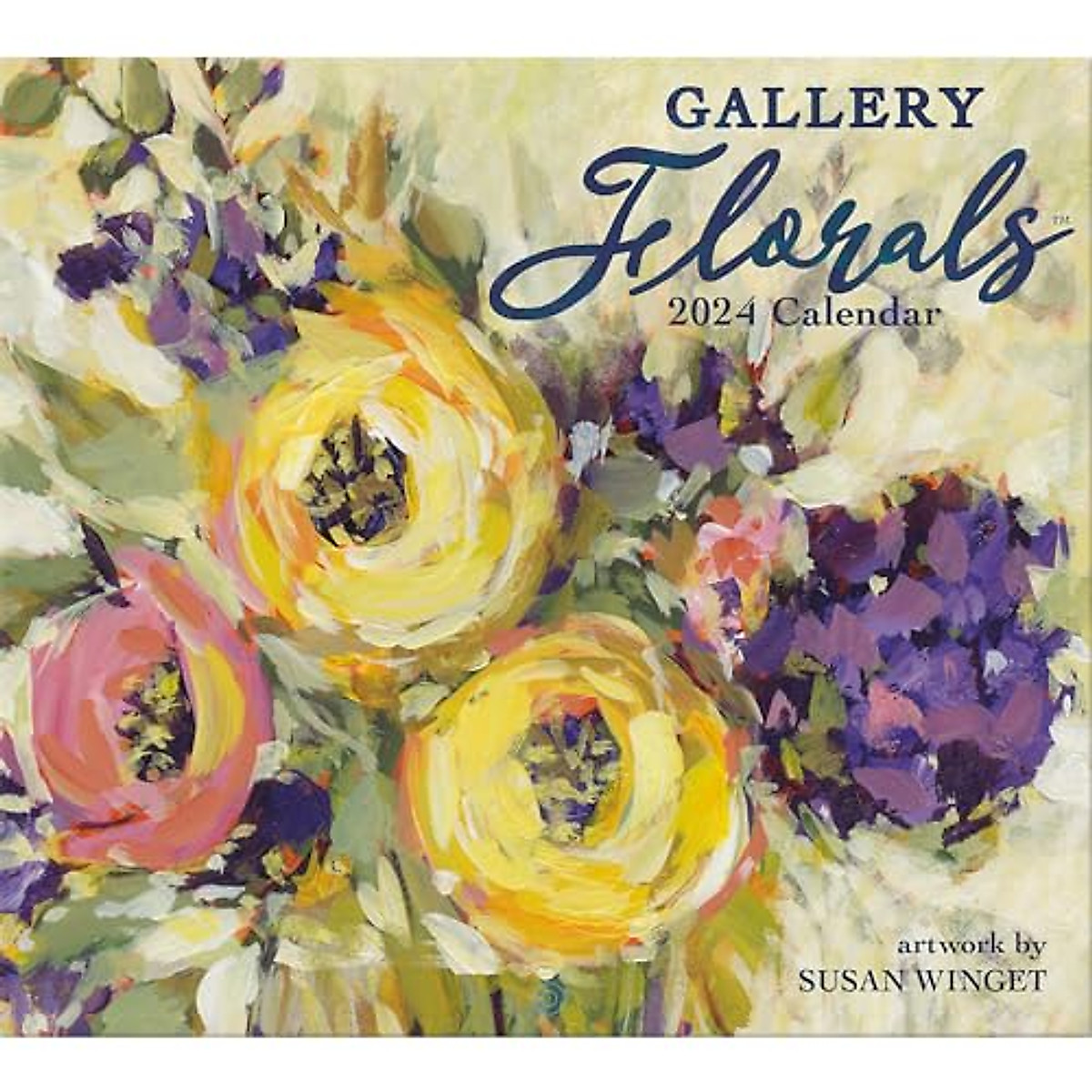 LANG Gallery Florals 2024 Wall Calendar (24991002020) Multi