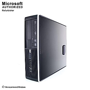 HP Flagship Pro Desktop 2018 Computer, Core I5 Up to 3.6GHz, 8GB, 512GB SSD, WiFi, DVD, DP, VGA, USB 3.0, Windows 10 Pro 64 Bit-Multi Language-English/Spanish/French(CI5) (Renewed)