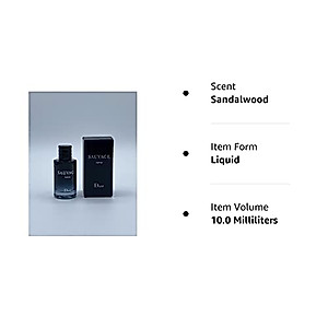 Dior Sauvage Parfum for Men - .34 oz./10ml Mini