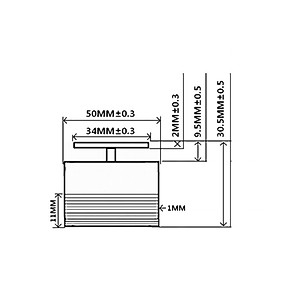 Resonance Speaker,1Pcs 50MM 2Inch All Frequency Resonance Speaker Vibration Strong Bass Louderspeaker for Equipment Sound Playback and Sound Expand (4Ω,25W) (1)