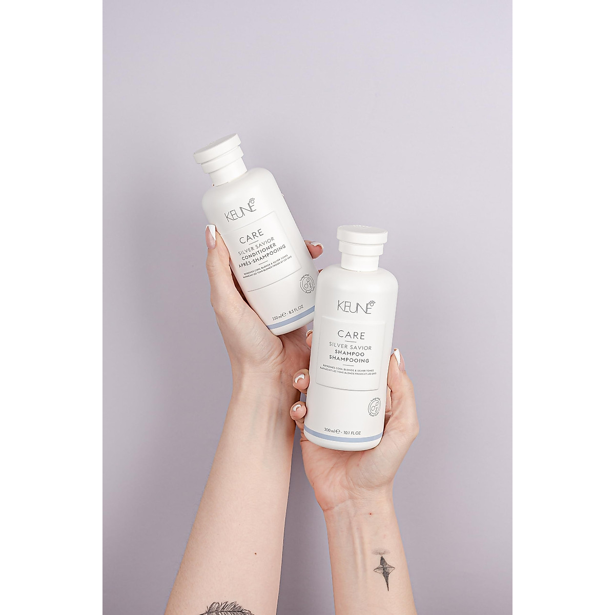 Keune Care Silver Savior Conditioner, Toning & Brightening Conditioner for Blonde & Grey Hair, 8.5 Fl Oz