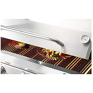 Mr. BBQ Stainless Steel Skillet with Removable Heat Resistant Handle - Perfect for Cooking Vegetables, Stir Fry, Seafood and More - Great for Tailgating and Camping