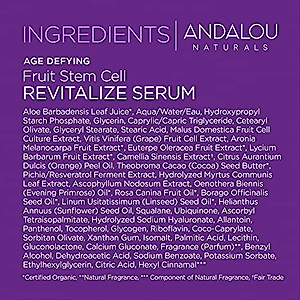 Andalou Naturals Fruit Stem Cell Revitalize Serum, 1.1 Fl Oz