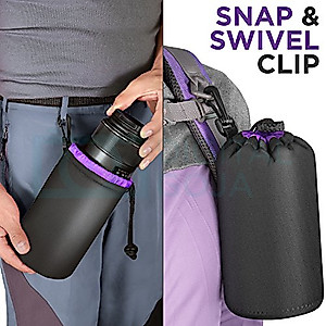 Altura Photo (3 Pack) Thick Protective Neoprene Pouch Set for DSLR Camera Lens (Canon, Nikon, Pentax, Sony, Tamron, Sigma, Olympus, Panasonic, Fuji) - Includes: Small, Medium and Large Pouches