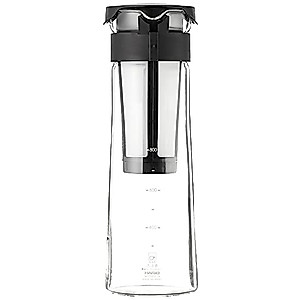 Hario Mizudashi Cold Brew Coffee Pot Cold Brew Coffee Maker 1000mL, Black