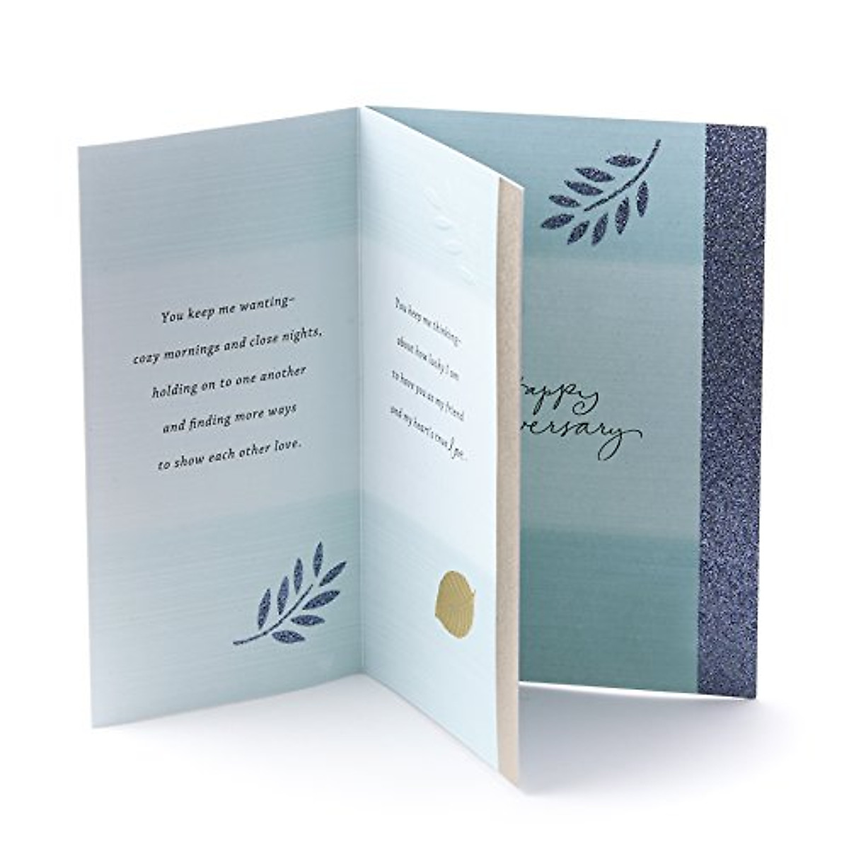 Hallmark Anniversary Card (Dragonfly and Leaf)