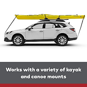 YAKIMA, ShowBoat 66 Rooftop Mounted Canoe and Kayak Load Assist System for Vehicles
