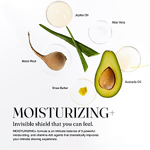 Coochy Intimate Shaving Cream MOISTURIZING Plus THE ORIGIN For Pubic, Bikini Line, Armpit - Rash-Free With Patent-Pending Formula – Prevents Razor Burns & Bumps, In-Grown Hairs, Itchiness 2 Pack