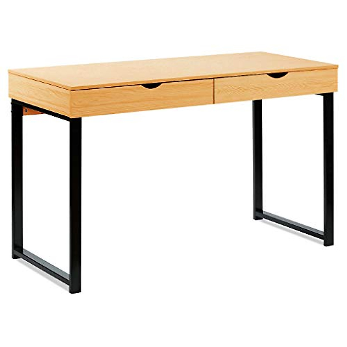 NDGDGA Desktop Computer Desk with Drawers for Small Spaces, Modern Home Office Laptop Table, Multipurpose Gaming Writing Study Computer Table Wooden Workstation (Yellow, 47.2 x 20.5 x 29.5 inches)