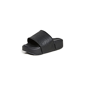 adidas Women's Y-3 Slides, Black/Black/Corewhite, 5.5 Medium US