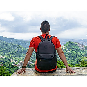 olpr. Leather Backpack (Black)