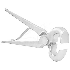 Equine Care 10 Inches Pre Loaded Spring Farrier Hoof Nippers for Precision Hoof Trimming and Maintenance.
