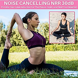 Foam Small Ear Plugs 50 Pair - 30dB for Small Ear Canal Noise Cancelling Disposable Soft for Kids Women Children Baby Toddler Side Sleepers Music Work Concert Airplane Bulk Ear Protection