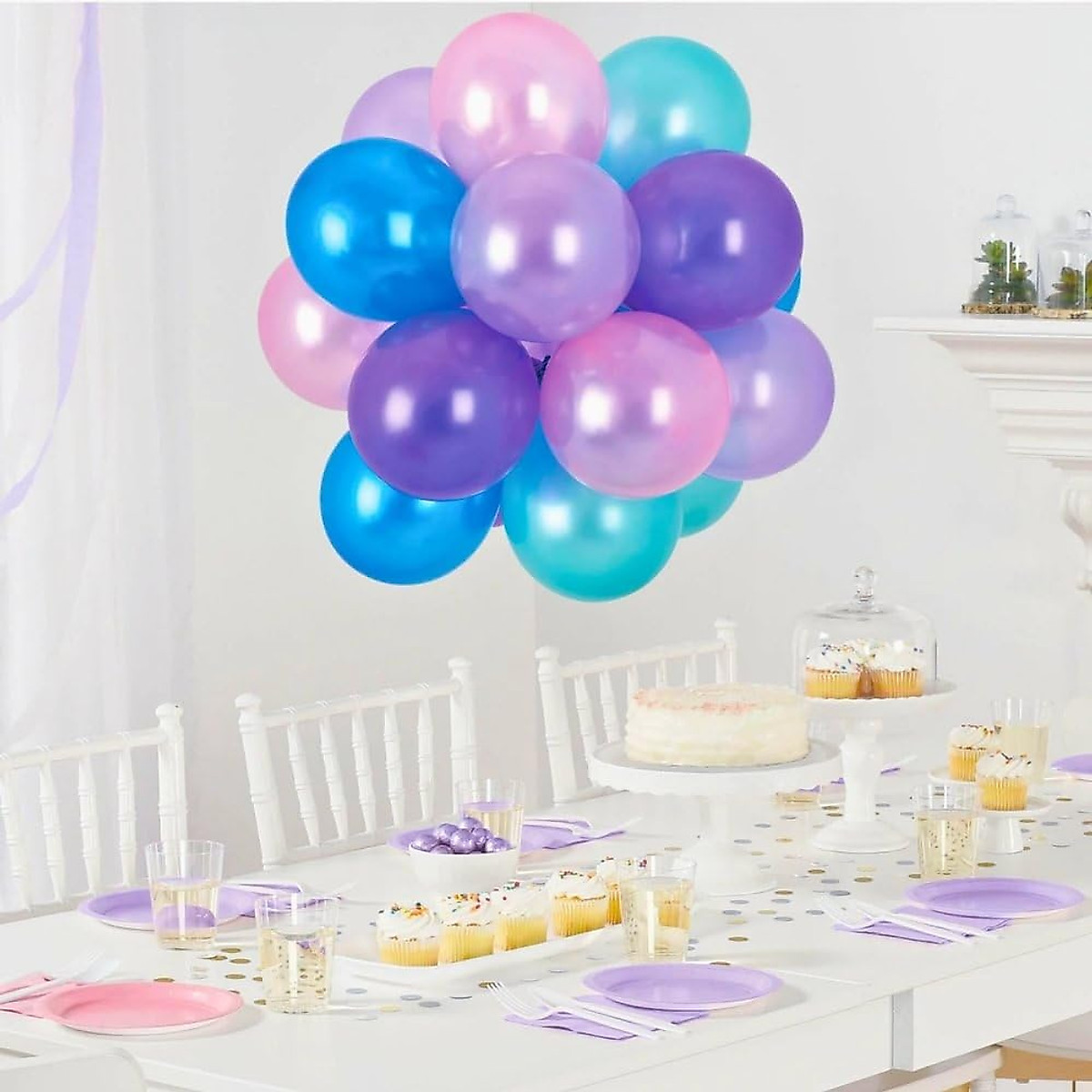 Lavender Pearl Latex Balloons - 12" (Pack Of 15) - Ideal For Elegant Celebrations & Events, Weddings, Birthdays & Anniversaries