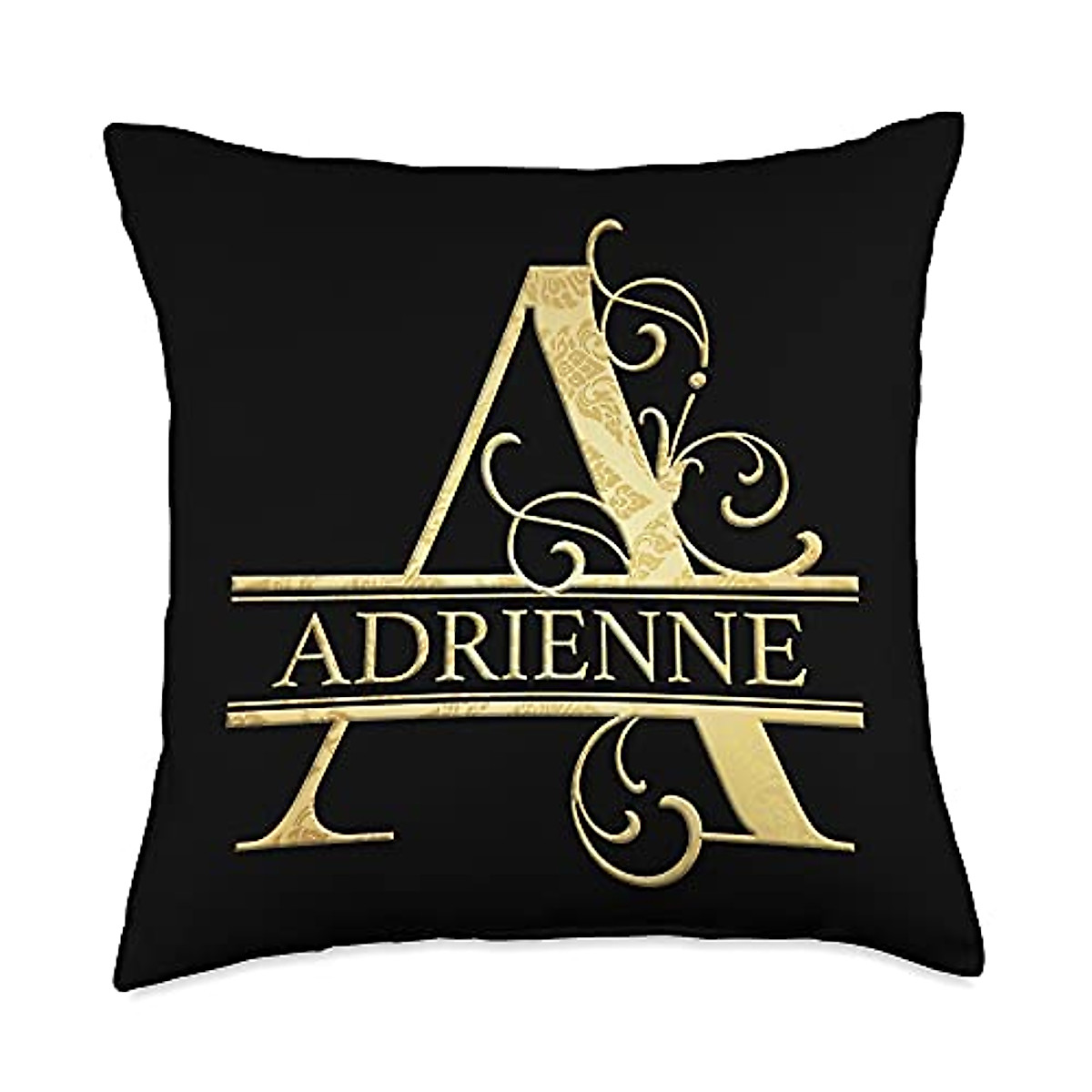 Custom Name Gifts By Luiza Adrienne Name Perfect Custom Gift Throw Pillow, 18x18, Multicolor