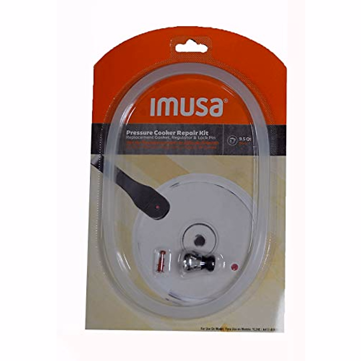 IMUSA USA 9.5Qt Basic Pressure Cooker Repair Kit, Red
