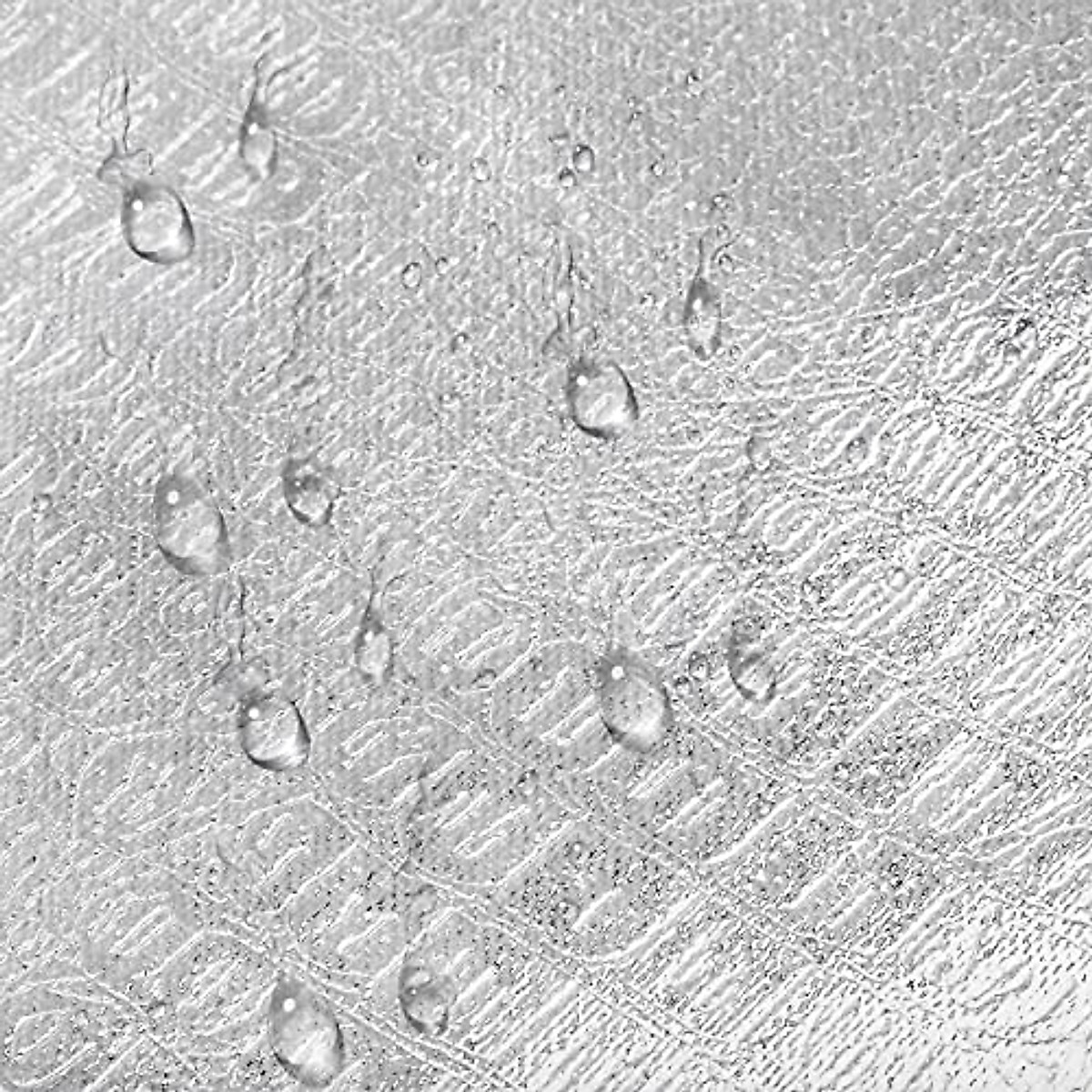 Elsjoy 40 Pack Glossy Reusable Grocery Bags, 10 x 8 Inch Non-woven Tote Shopping Bags with Handle, Silver Shiny Gift Bags Stylish Shopping Bags for Birthday, Wedding, Party, Business