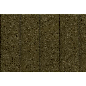 Novogratz Brittany Upholstered Platform Bed Frame, Green Linen, King