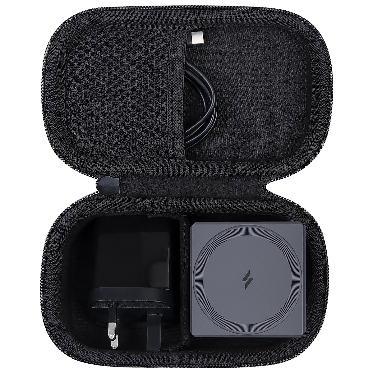 co2CREA Hard Case Compatible with Anker 3-in-1 Cube MagSafe Charger 15W Max Fast Charging Foldable Wireless Charger