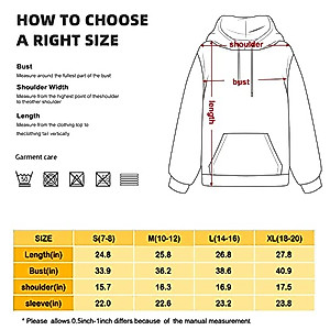 Wikoss Space Astronaut Spaceship Boys Pullover Hoodies Fashion Hooded Sweatshirts For Youth Teens Kids