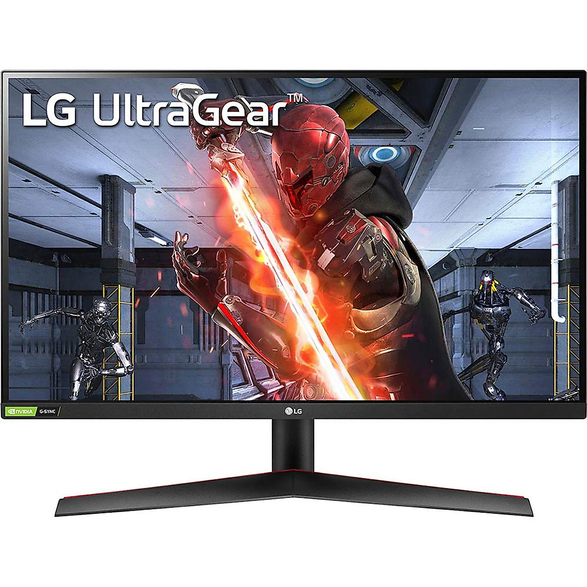 LG 27GN800-B 27 inch Ultragear QHD IPS 144Hz 16:9 G-SYNC HDR Monitor Bundle with Deco Gear HDMI Cable 2 Pack + Gamer Surface Mousepad + Screen Cloth