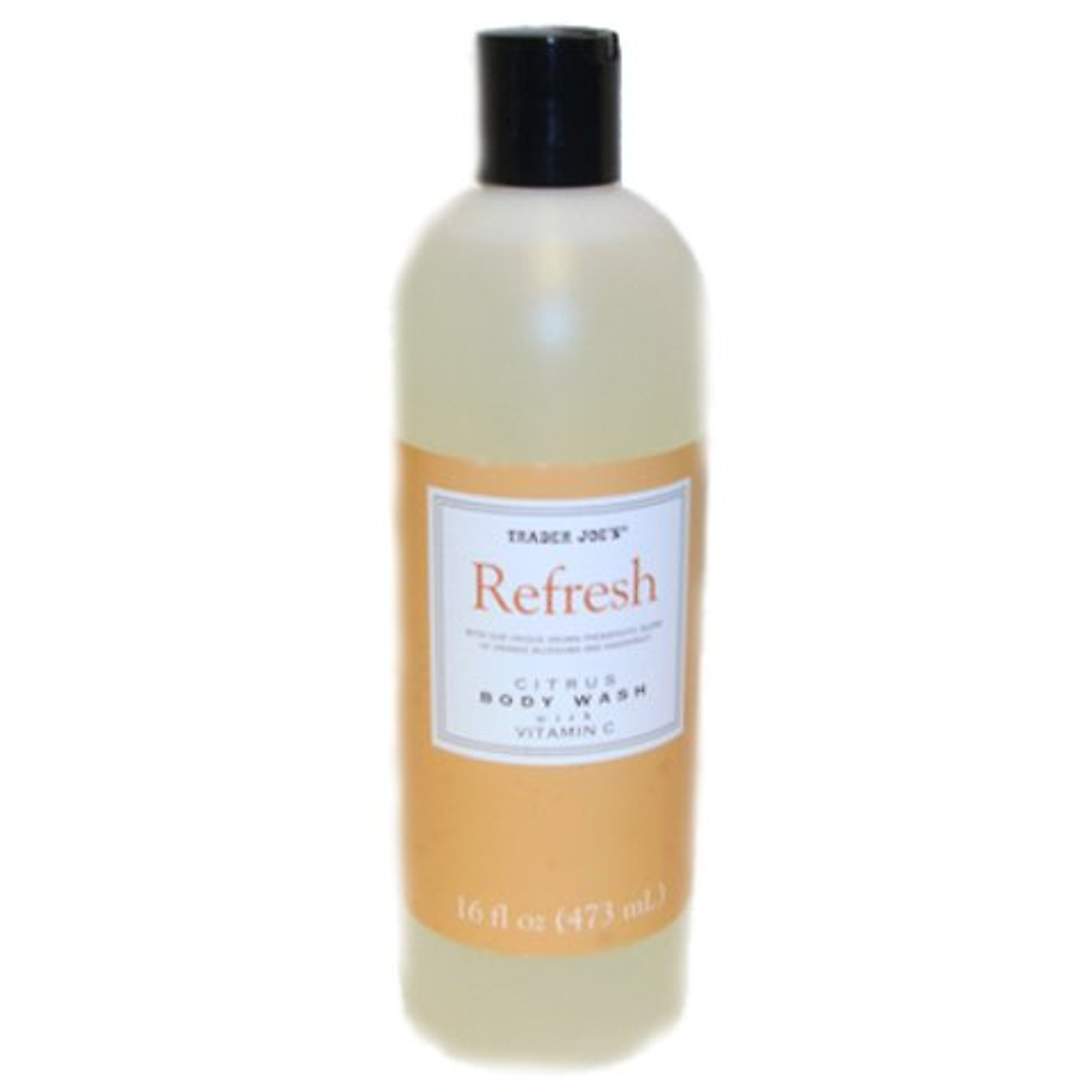 Trader Joe's Refresh Citrus Body Wash with Vitamin C - Cruelty Free, 16 Fl Oz (473 mL)