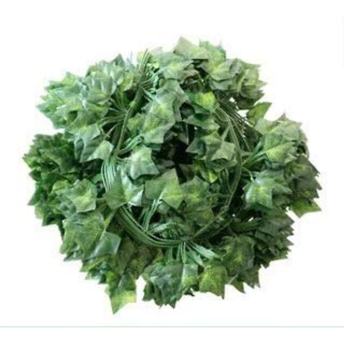 PrettyMoon Artificial Ivy Fake Greenery Leaf Garland Plants Vine Foliage Flowers Hangingfor Home Kitchen Garden Office Wedding Party Wall Decoration（5 Pack,7.5ft,36leaves Each）
