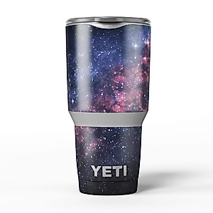 Design Skinz Subtle Pink Glowing Space - Skin Decal Vinyl Wrap Kit Compatible with The Yeti Rambler Cooler Tumbler Cups