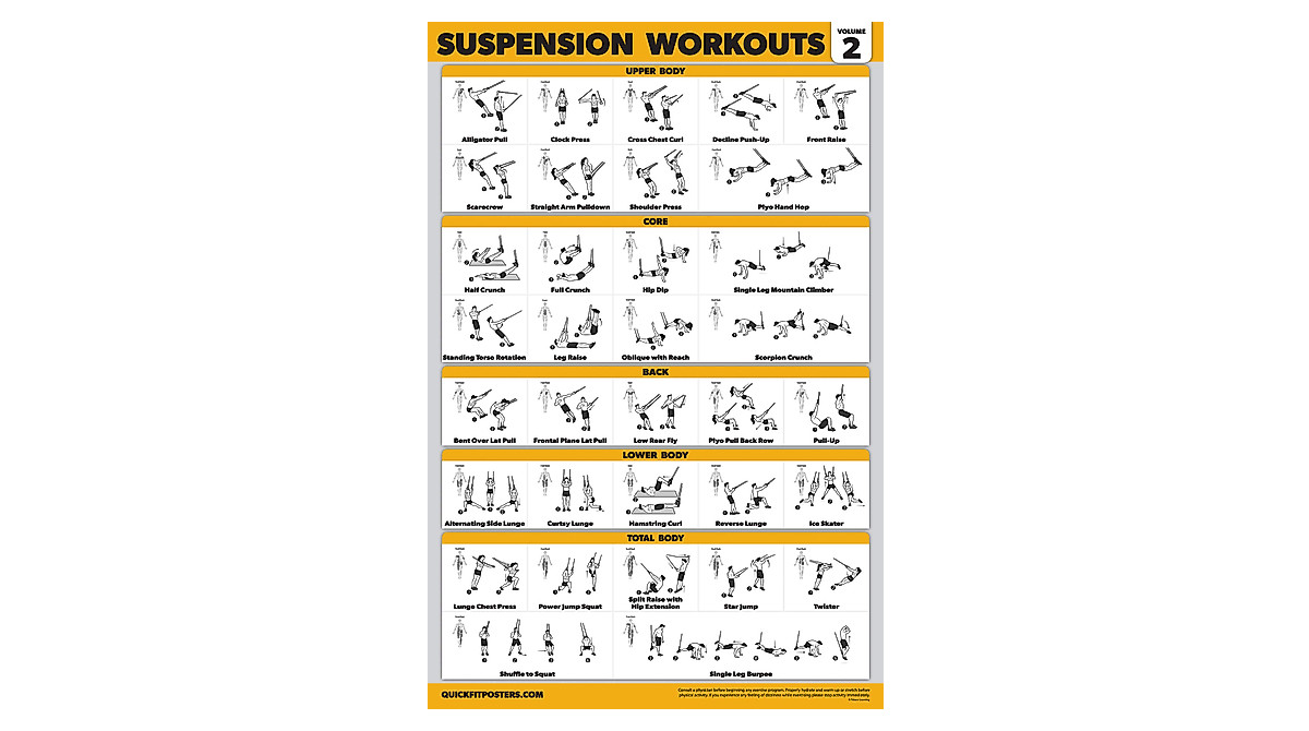 16 Pack Workout Posters for Complete Exercise Guide