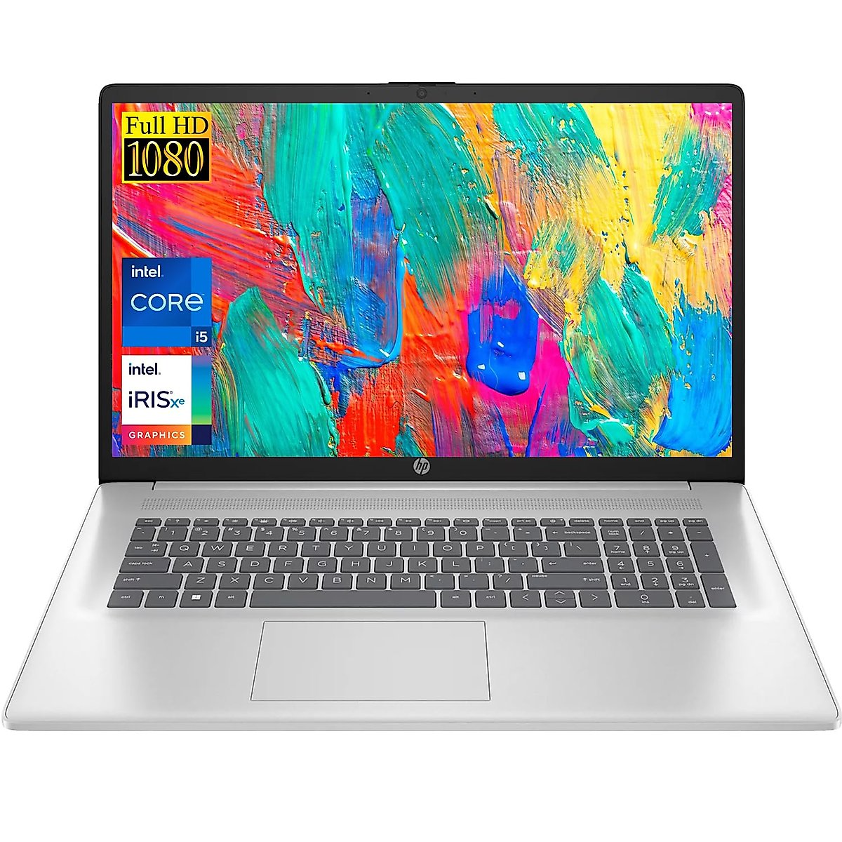 HP 2023 17 Laptop, 13th Gen Intel Core i5-1335U 10-core Processor, 64GB RAM, 2TB SSD, 17" FHD Anti-Glare Display, Backlit Keyboard, Wi-Fi 6 & Bluetooth 5.3, Windows 11 Home