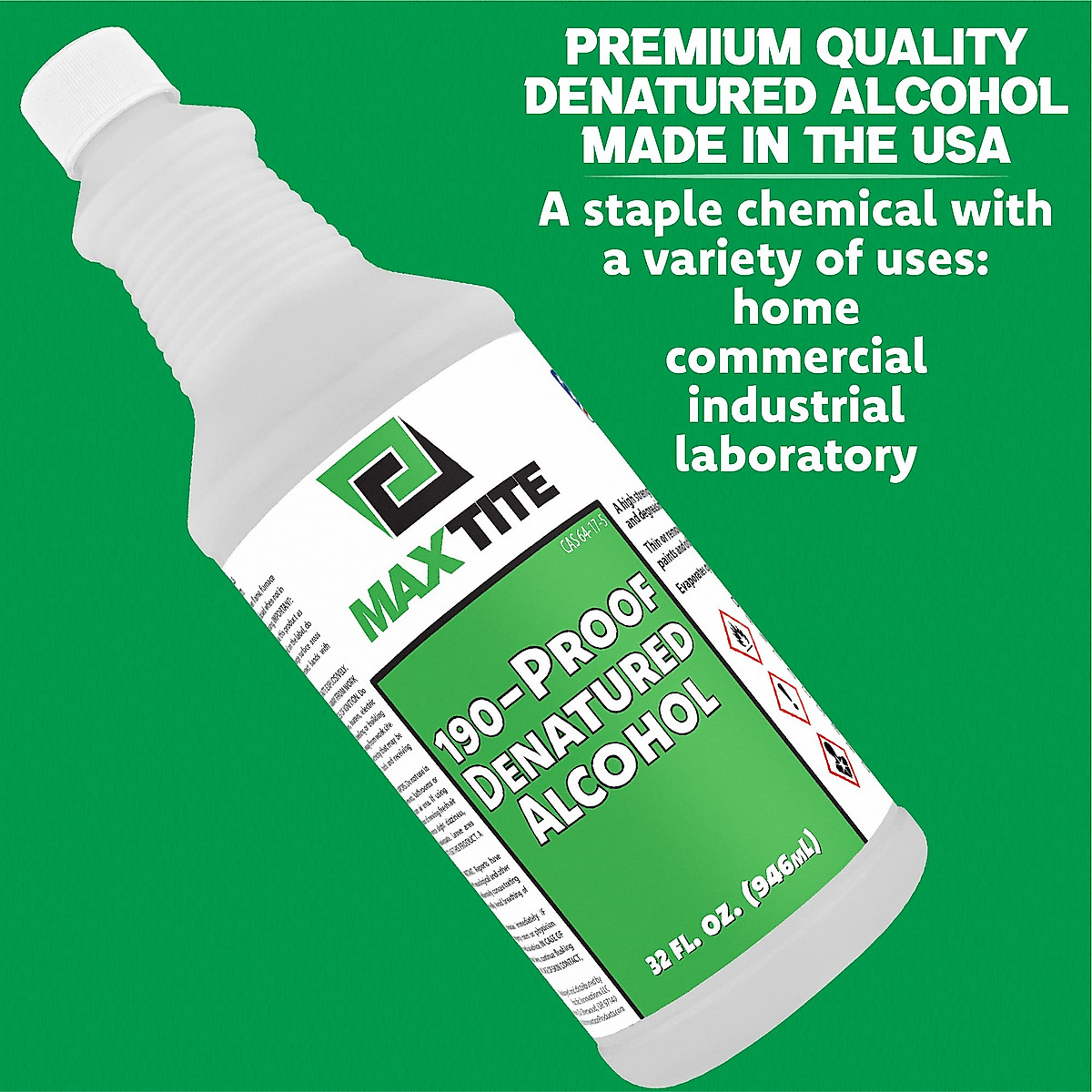 190-Proof Virgin Denatured Alcohol (32oz, 1)