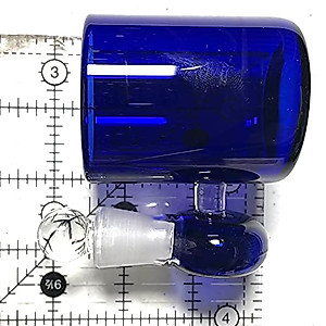 PAYKOC IMPORTS Fresh Green Large 3" Heady Hand Blown Glass Cotton Swab Q-Tip Holder/Alcohol ISO Station