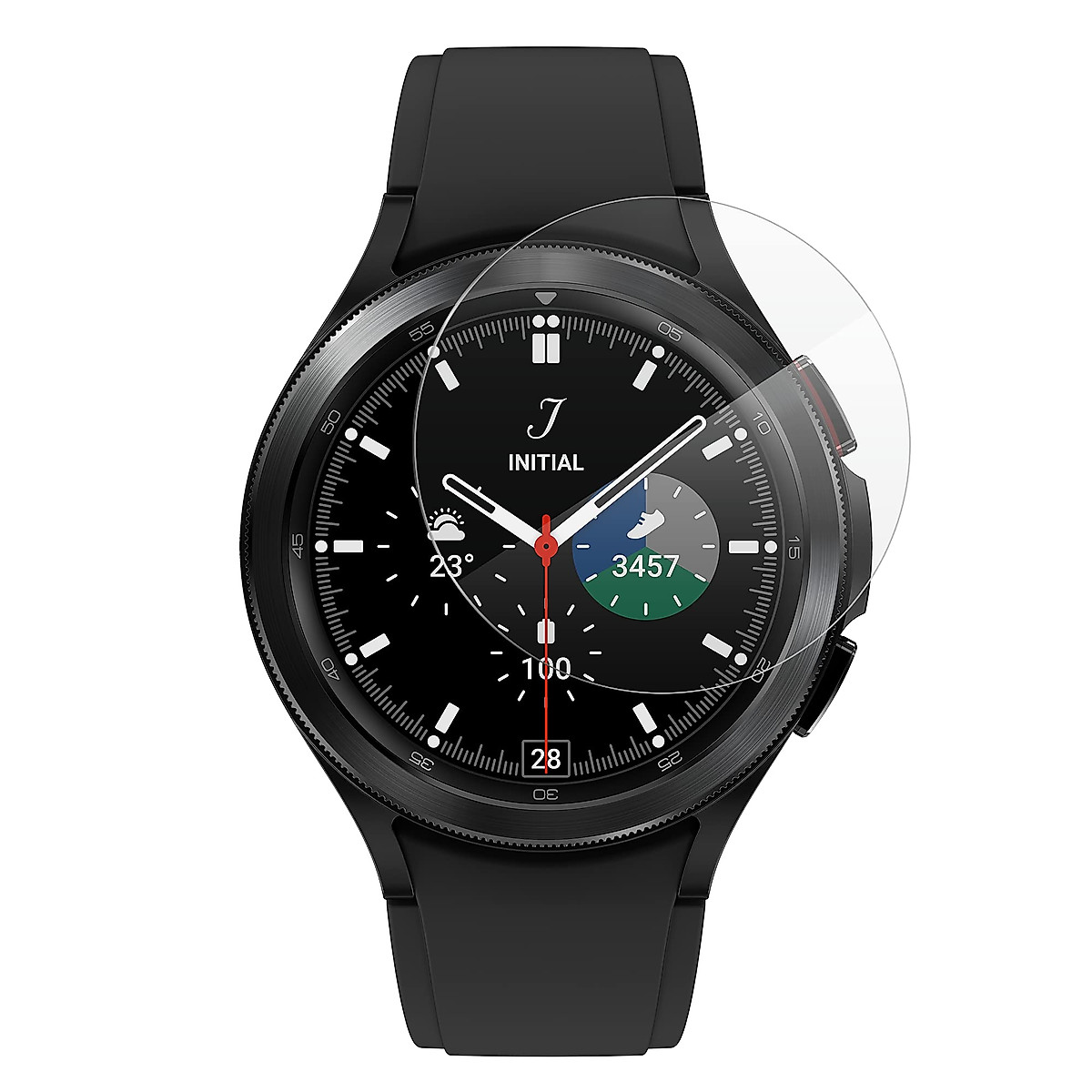 ZAGG InvisibleShield Ultra Clear Plus - made for Samsung Galaxy Watch4 Classic (46mm) - Ultra Clear and Virtually Indestructible