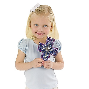 Fun Express Cross Sticky Boards - Bulk Set of 24 - DIY Religious Crafts for Kids and Sunday School Activities