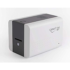 IDP SMART-21 Series ID Card Simplex Starter Printer Kit with Software, Manual and Guides - Includes 100-Print YMCKO Color Ribbon and 100 PVC Plastic Cards
