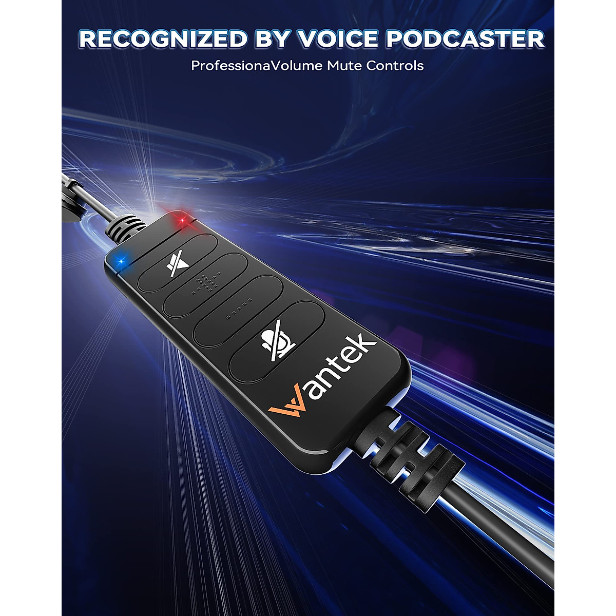 Wantek Corded USB Headset with Microphone Noise Cancelling & in-line Controls, Computer Headphones for Laptop PC Skype Zoom Webinar Classroom Home Office Business, Clear Chat, Ultra Comfort(UC602)