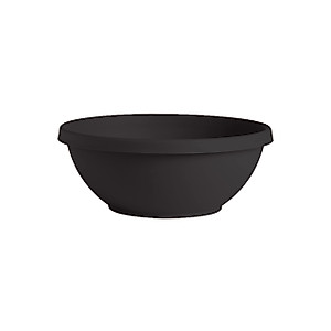 Bloem Terra Plant Bowl Planter 14" - Black