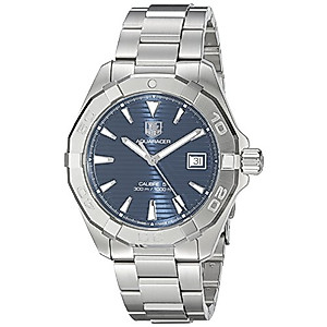 TAG Heuer Men's 'Aquaracer' Swiss Automatic Stainless Steel Dress Watch, Color: Silver-Tone (Model: WAY2112.BA0928)