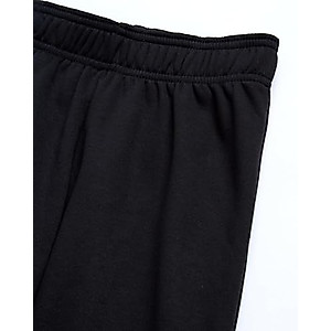 Fila Boys' Sweatsuit Set - 2 Piece Active Hoodie Sweatshirt and Jogger Sweatpants - Performance Activewear Set for Boys, 8-12, Size 10, Black Logo