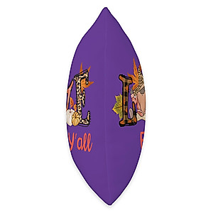 Thanksgiving Love Fall Y'all Black African American Gnome Throw Pillow