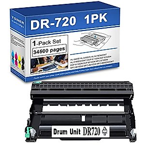 TcxLink DR720 Compatible DR-720 Black Drum Unit Replacement for Brother HL-5440DN DCP-8110DN MFC-8510DN Printer Toner.(1 Pack)