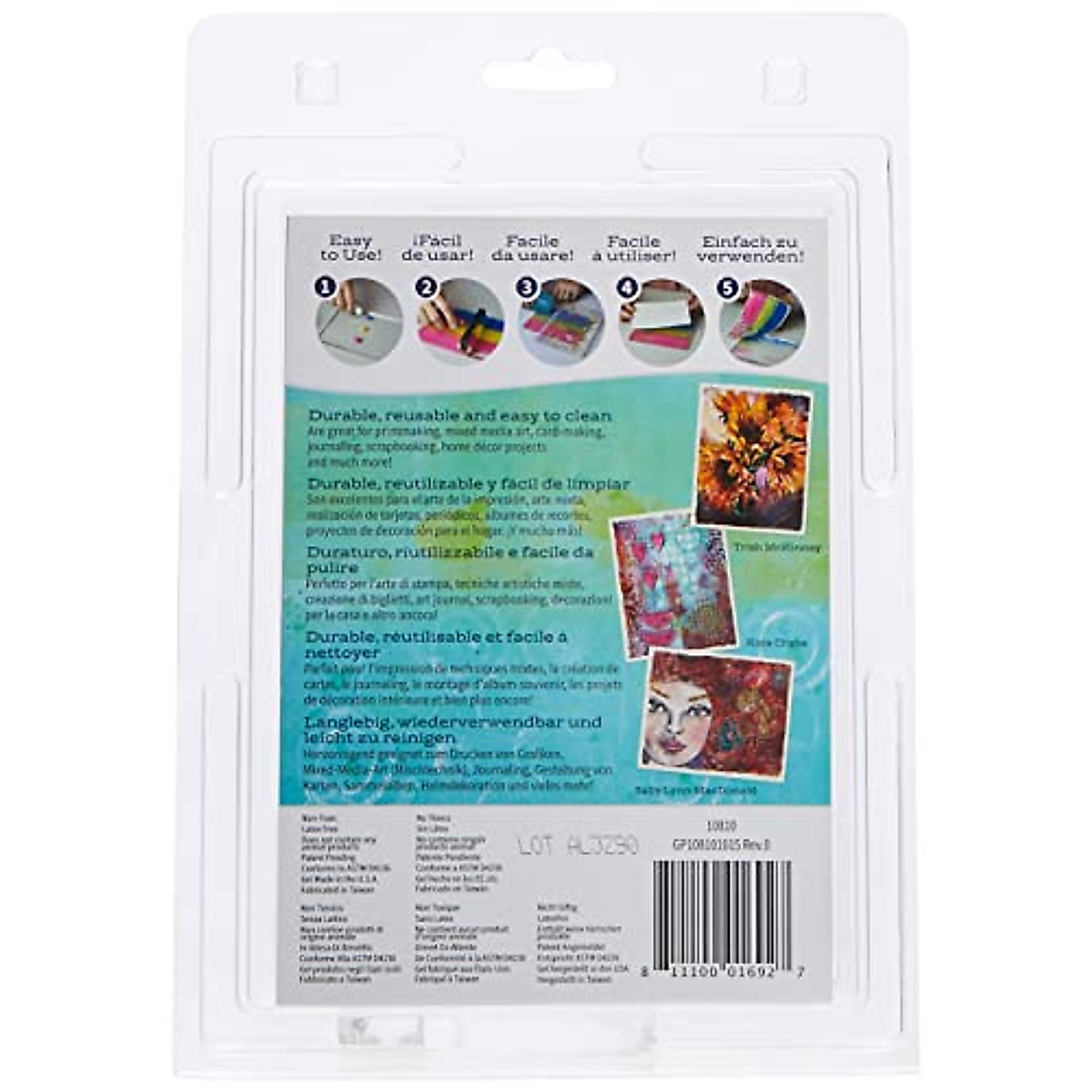 Gel Press Monoprinting Plate 5" x 7" 10810