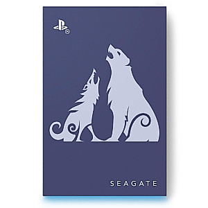 Seagate God of War Ragnarök Limited Edition Game Drive 2TB External Hard Drive - USB 3.0, ICY Blue LED Lighting, Officially-Licensed for PlayStation Consoles (STLV2000100)