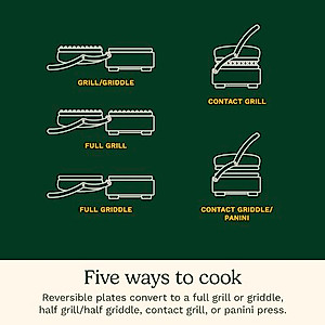 Cuisinart GR-6S Contact Griddler with Smoke-Less Mode