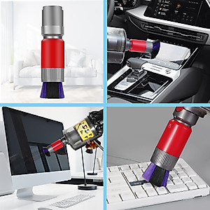 Charlux Traceless Scratch-Free Dusting Brush Hose for Dyson V7 V8 V10 V11 V12 V15 Gen5 Cordless Vacuum Cleaner Dust Removal Soft Brush Hose Attachments Accessories for Dyson Vacuum