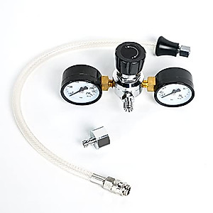 BLUE FLAG Nitrous Oxide Pressure Regulator Pressure Reduction Valve, for 580G, 615G, 1.5L, 2.2L, 3.3L Cream Charger Cylinder