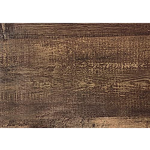 Monarch Specialties Computer Desk L-Shaped Corner Desk with storage - Left or Right Facing - 60"L (Brown Reclaimed Wood Look)