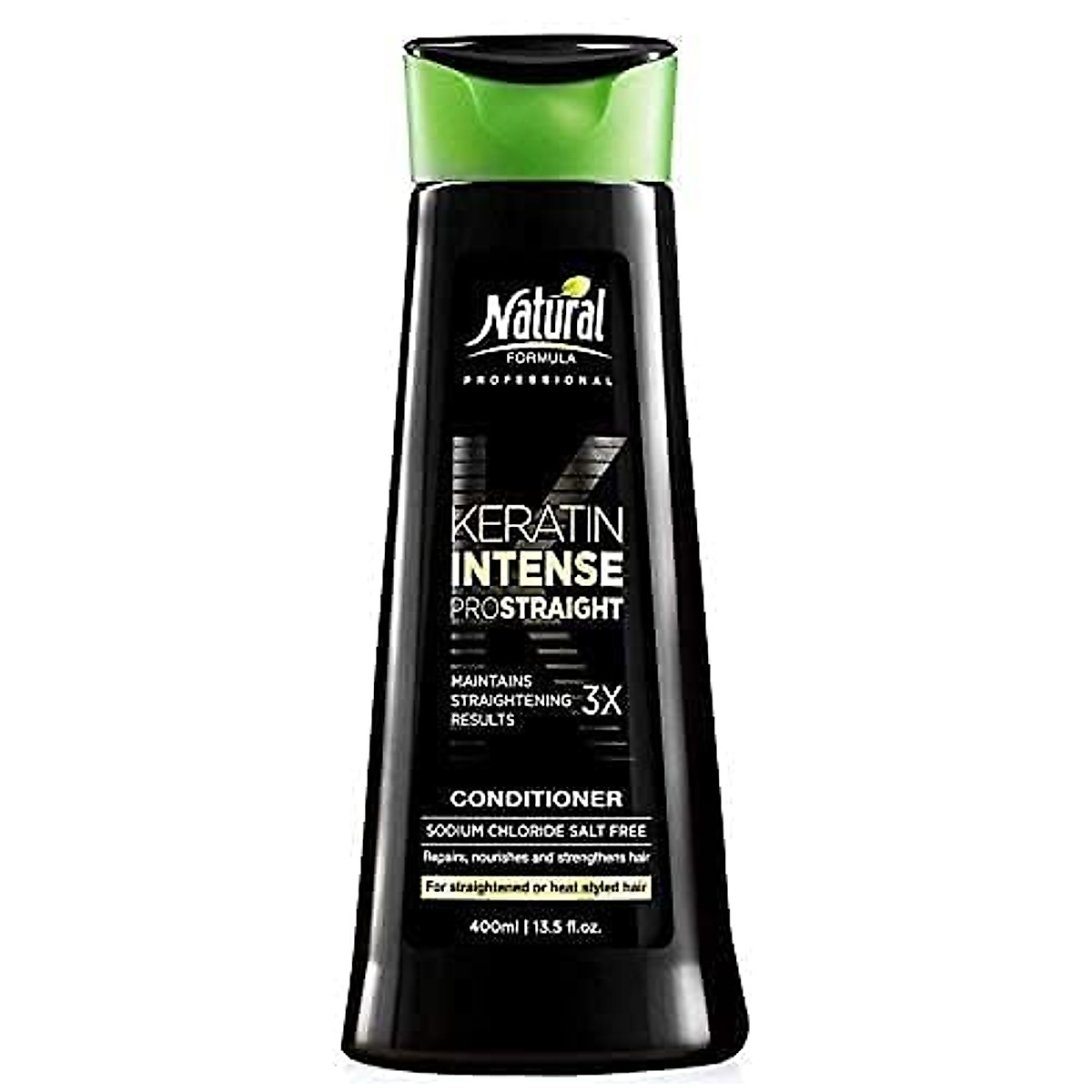 Natural FORMULA Keratin Intense Hair Conditioner Sodium Chloride Free Keratin Infused Conditioner - Repair Treatment For Frizz-Free Straightened Hair Retains Straightening Results 3x - 13.5oz