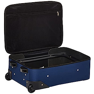 American Tourister Fieldbrook XLT Softside Upright Luggage, Navy, 4-Piece Set (BB/DF/21/25)
